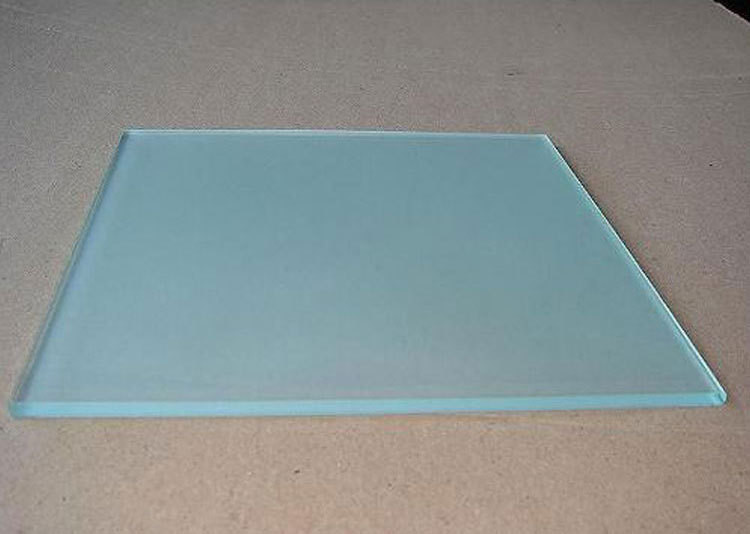 2mm-19mm Acid Etched Glass Tempered Glass With Customized Size